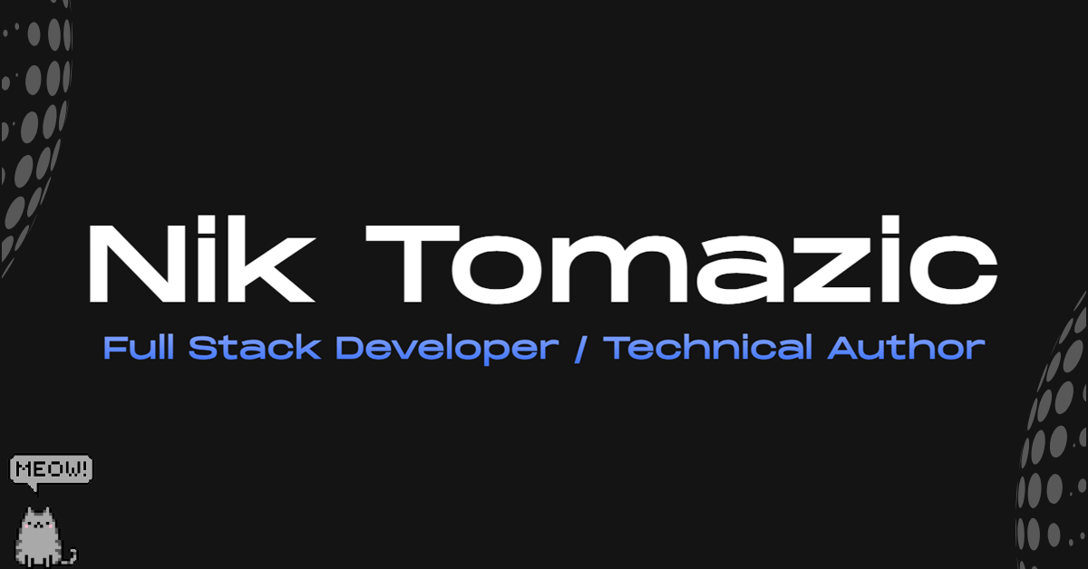 Nik Tomazic | What is backend infrastructure?